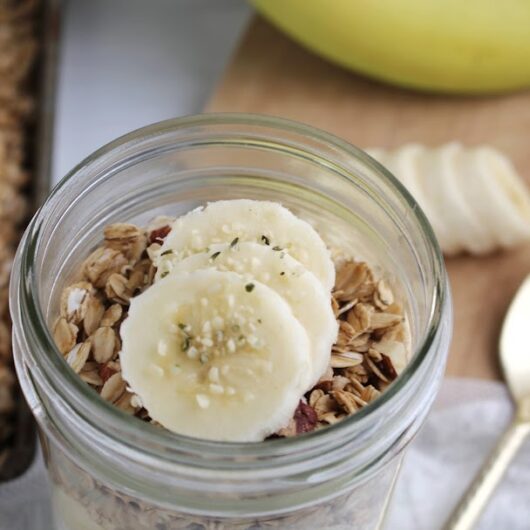 Maple Nut Granola Breakfast Parfaits