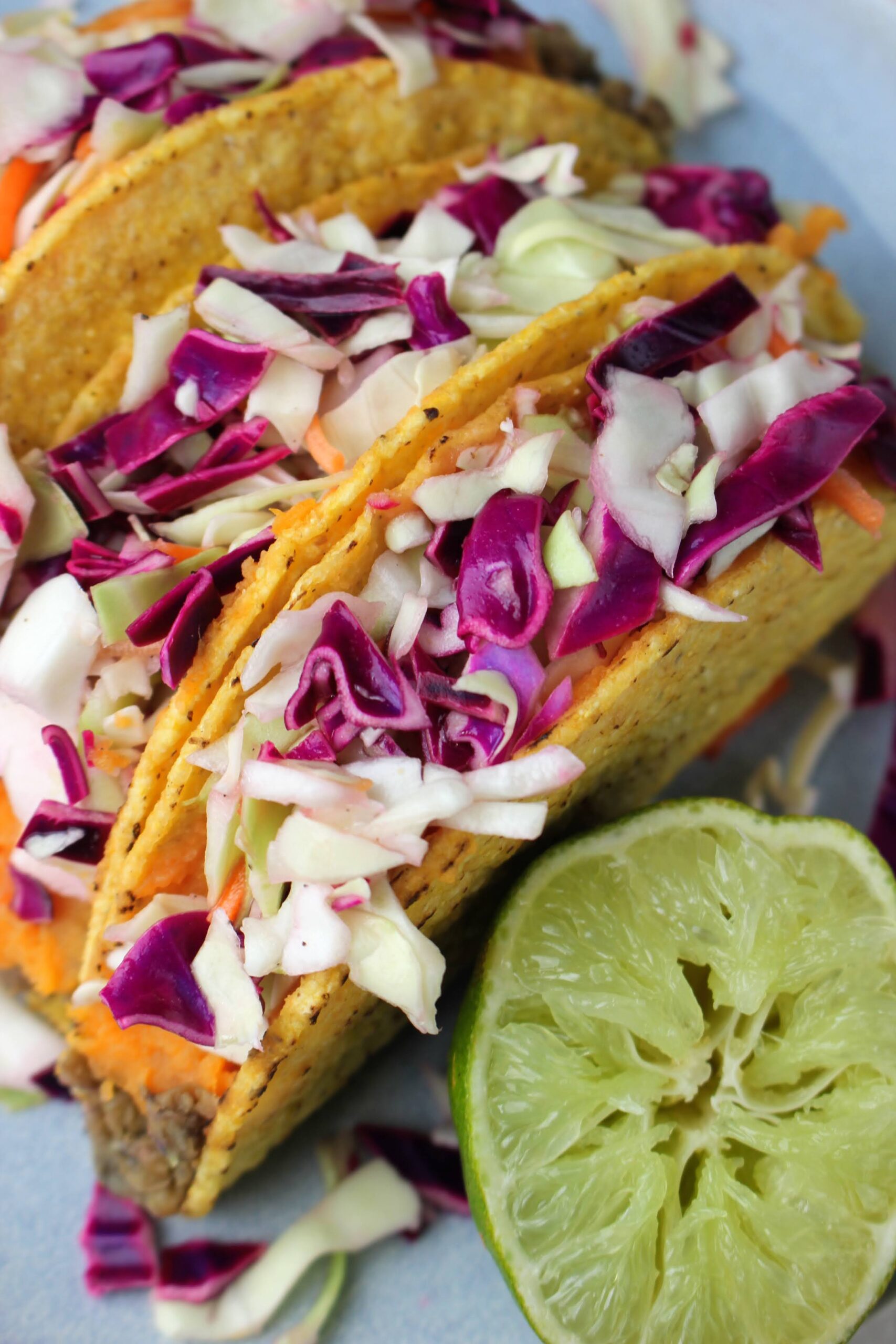 Vegan Layered Lentil Tacos - The Happy and Wholesome Mommy