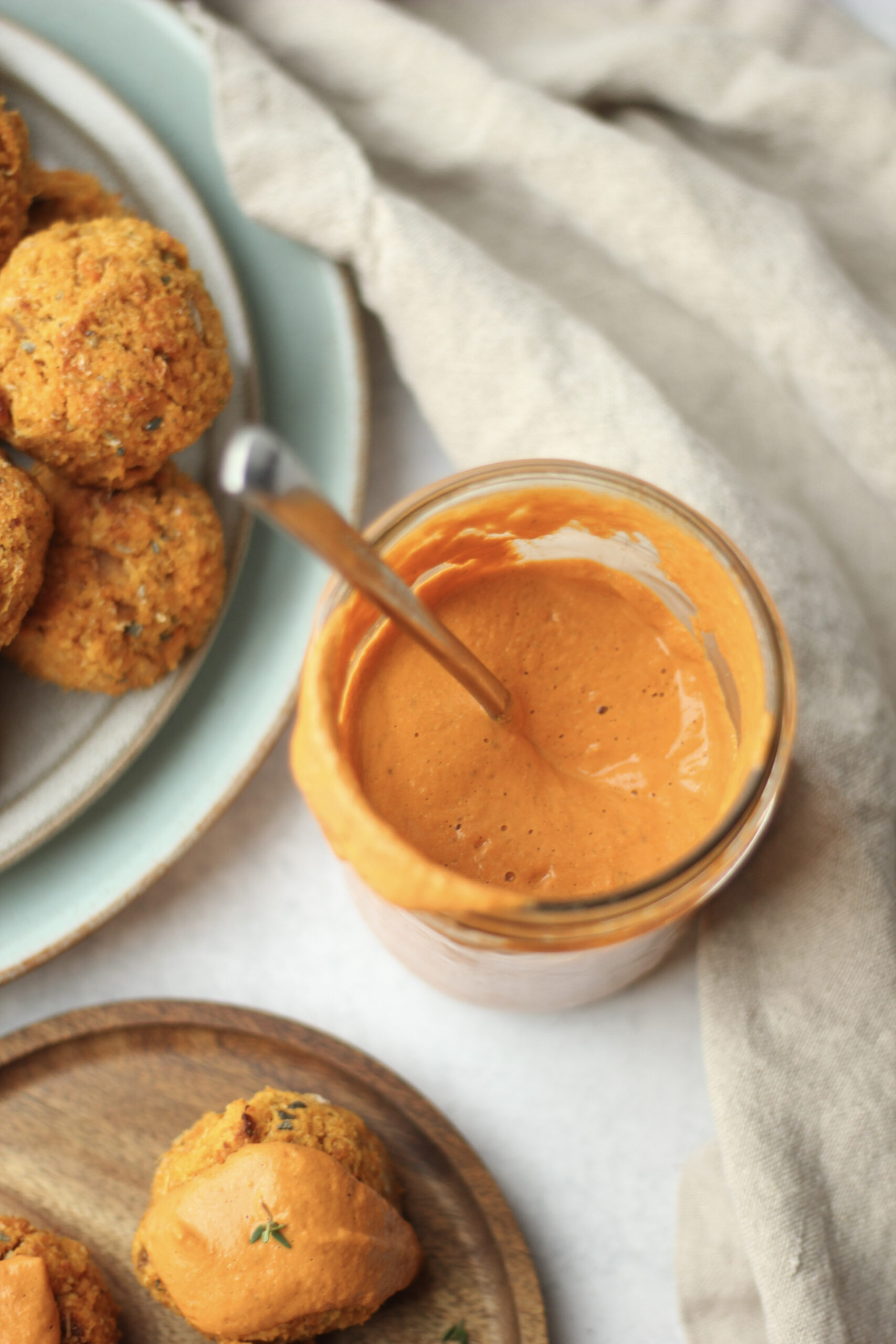 Creamy Vegan Roasted Bell Pepper Sauce - The Happy and Wholesome Mommy